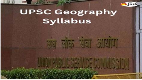 Upsc Geography Syllabus 2023 Download Prelims Mains Gs 1 Pdf