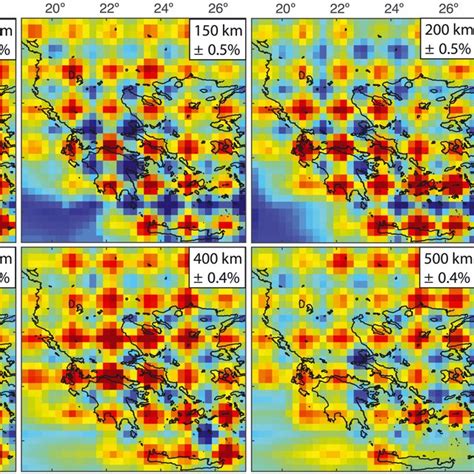 Checkerboard Resolution Tests At The Same Depths Shown In Figure 3 Download Scientific Diagram