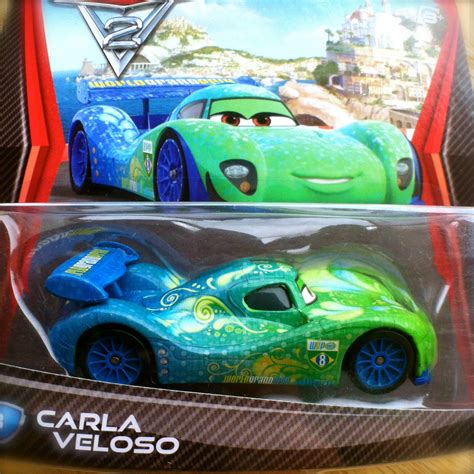 Disney Pixar Cars 2 Carla Veloso Brazil World Grand Prix Diecast 8