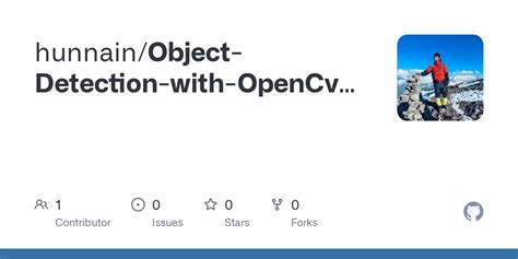 GitHub Hunnain Object Detection With OpenCv And Tensorflow
