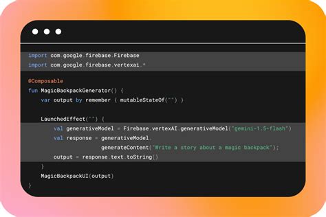 vertex ai in firebase build generative ai features directly into your