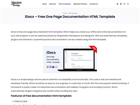 Idocs Bootstrap Templates And Themes