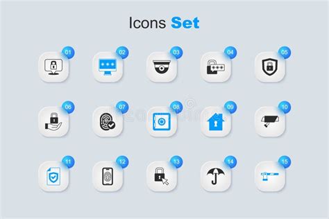 Set Umbrella Fingerprint Monitor With Password Contract Shield Parking Car Barrier Security