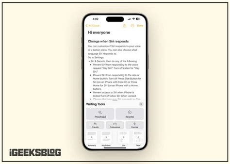 Ios 18 2 How To Use Writing Tools With Apple Intelligence On Iphone