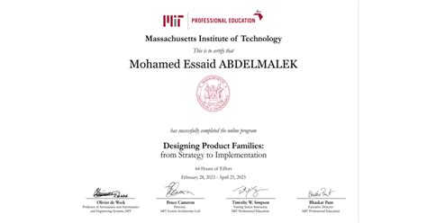 designing product families from strategy to implementation mohamed… mohamed essaid