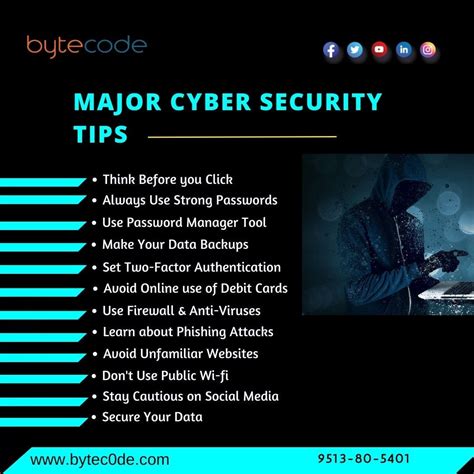 Major Cyber Security Tips Bytecode Security Medium