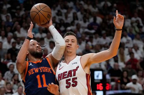 Nba季後賽／尼克112103戰勝熱火！brunson打滿48分鐘 轟下38分 Nba 運動 Nownews今日新聞