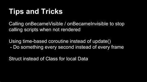 Unity Best Practices 2013 Ppt
