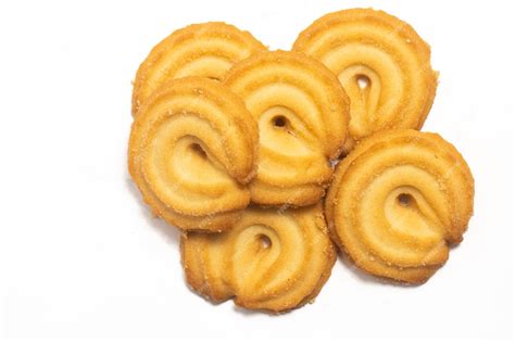 Premium Photo Group Of Danish Butter Cookies The Vanilla Ring Cookie
