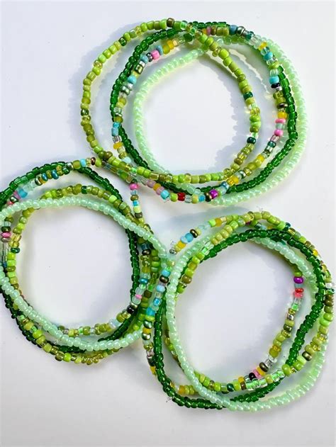 The Cactus Stack Set Of Four Etsy In 2025 Cactus Beading Patterns Stack