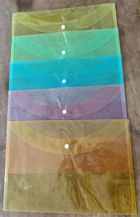 PP Plastic Button Folder MCB WIthout Pocket Multicolor Size A At Rs Piece In Noida