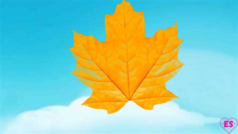 зелений жовтий і червоний листочок рухлива авторська гра Youtube