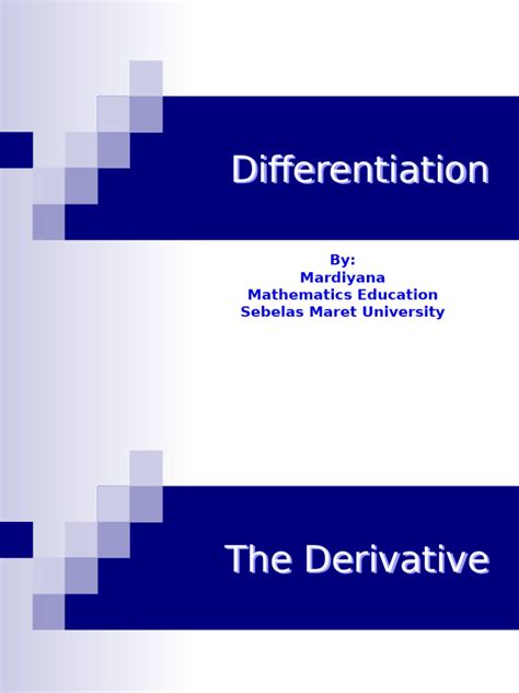 Chapter 6 Differentiation Pdf