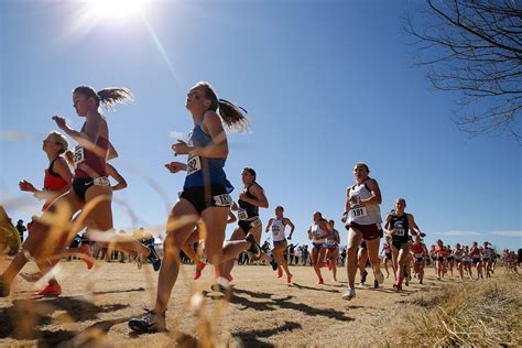 People Running Cross Country
