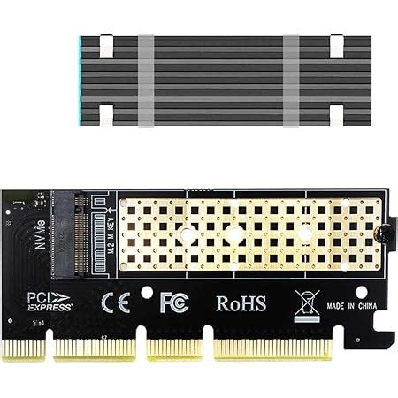 Glotrends M Pcie X Adapter Con Vite M Per M Pcie Ssd Nvme Ahci Key M