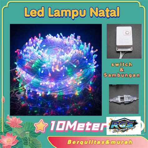 Jual Lampu Tumblr Rainbow Lampu Kelap Kelip Lampu Natal Lampu Agustusan Shopee Indonesia