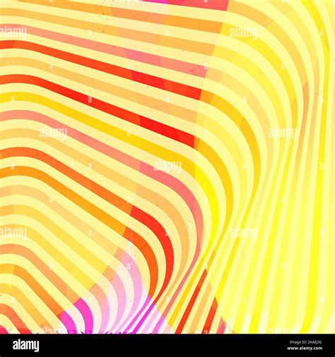 Colorful Creative Twisted Abstract Bright Background With Colorful Distorted Wavy Lines Optical