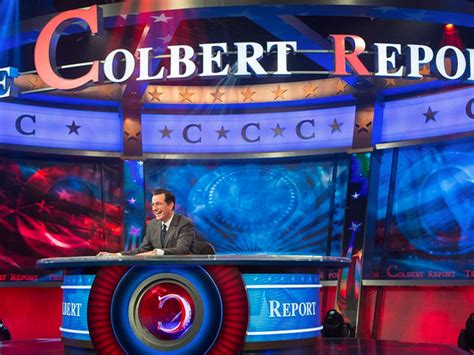 The Colbert Report Logo Why Was Colbert Report Cancelled 2014