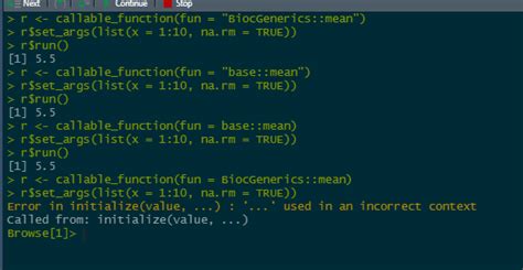 Callablefunction Set Args Fails When The Function Is An S4 Method Mean · Issue 25