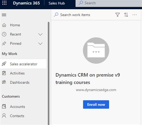 Dynamics Crm V9 On Premise Training Dynamics Edge