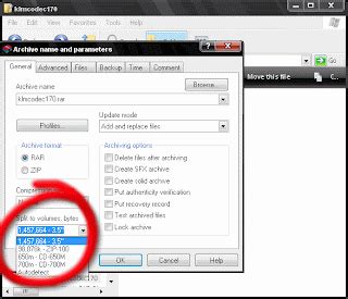 guget วธบบอดไฟล Add to archive