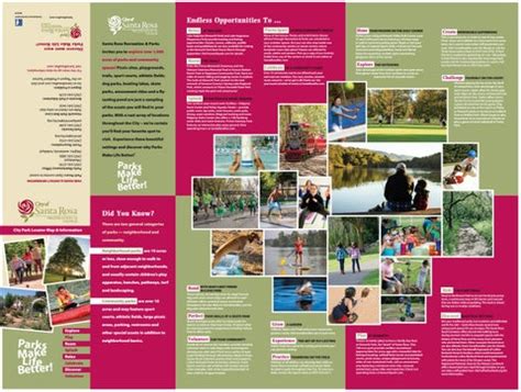 City Of Santa Rosa Parks Brochure And Map By City Of Santa Rosa Issuu