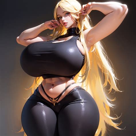 Huge Hips Blonde Ai By Anasni On Deviantart