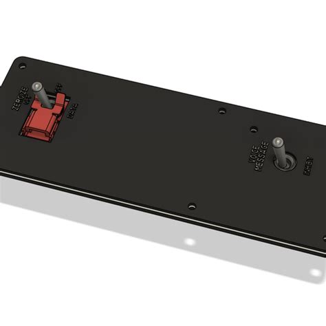 ️ F 16 Cockpit Right Console Zeroize Voice Inhibit Panel・ Stl File For