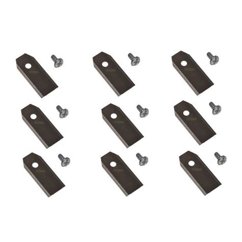9 X 43 Cm Lame En Acier Inoxydable Pour Robots Tondeuse Mcculloch Rob