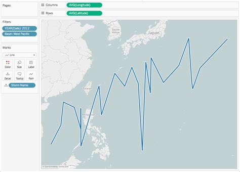 Tableau에서 특정 기간 동안의 경로를 보여 주는 맵 만들기 Tableau Tableau에서 특정 기간 동안의 경로를 보여 주는 맵 만들기 Tableau