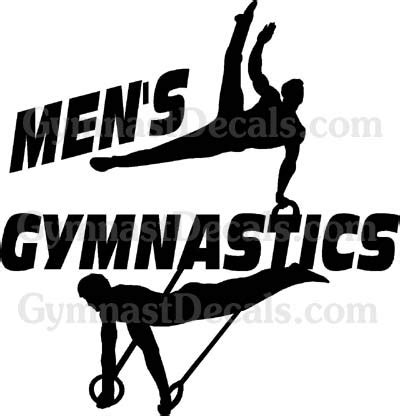 Gymnastics Logo And Male Gymnast