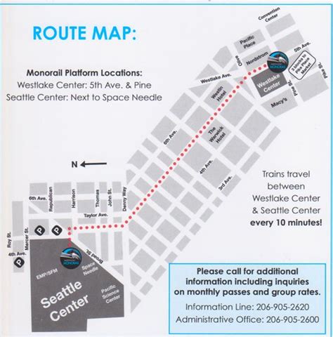 Seattle Center Map Seattle Washington Wheelchair Access Travel Tips
