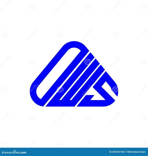 Ows Letter Logo Creative Design With Vector Graphic Ows