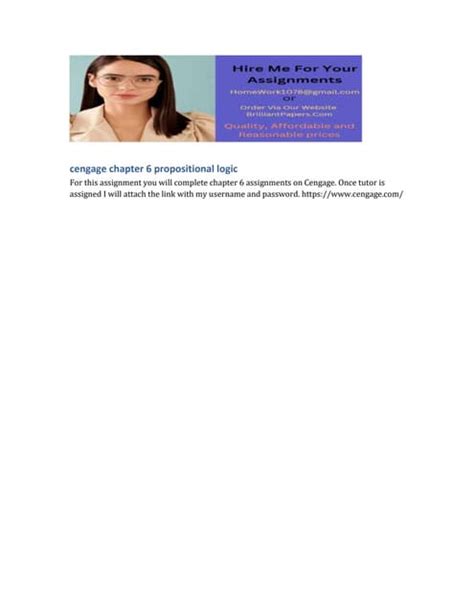 Cengage Chapter 6 Propositional Logicdocx