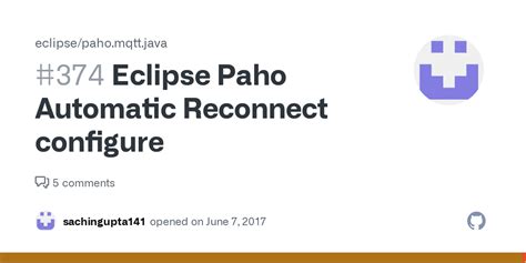 Eclipse Paho Automatic Reconnect Configure Issue Eclipse Paho