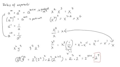 Review Notes On Exponential Rules Pdf