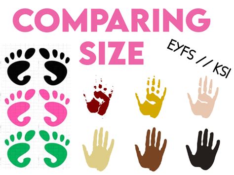 Comparing Size With Hands And Feet Eyfs Ks1 Teaching Resources
