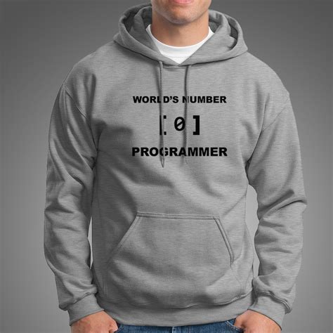 Worlds 0 Programmer Hoodies For Men