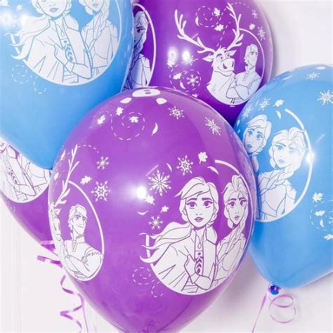 Frozen Latex Balloons 6 Pack Sprinkle Of Magic