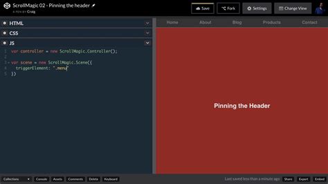 Getting Started With ScrollMagic Pinning A Menu