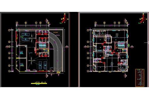دانلود فایل نقشه معماری تایید شده شهرداری تهران ساختمان مسکونی نقشه کامل معماری زیربنا 356 و
