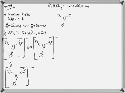 Solved Write Resonance Forms That Describe The Distribution Of Electrons In Each Of These