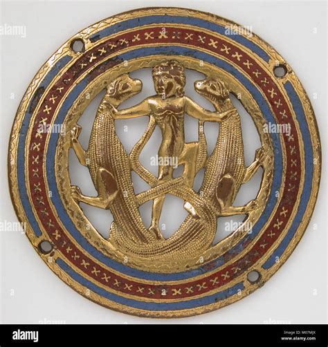 A Decorative Medallion From A Coffret Showcasing Fine Craftsmanship In