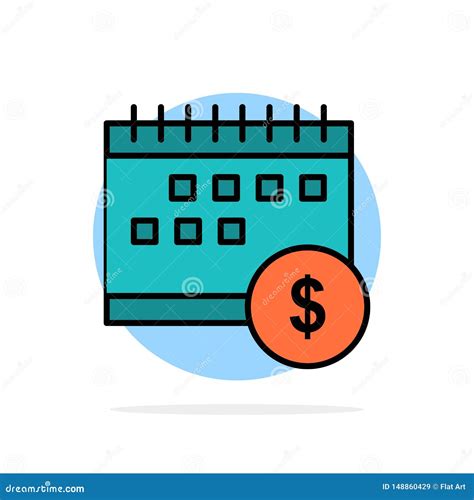 Calendar Banking Dollar Money Time Economic Abstract Circle