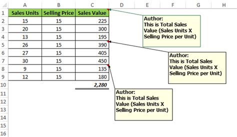 All About Comments In Excel Excel Unlocked