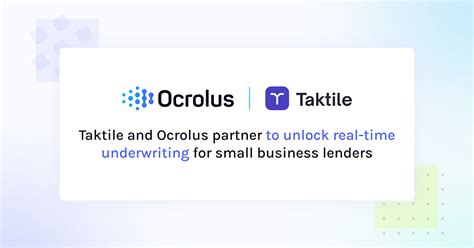 Real Time Underwriting For Small Businesses Ocrolus And Taktile Partnership