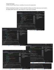 CIS Course Project Phase Add Basic Security To The Application Docx Khayla Washington