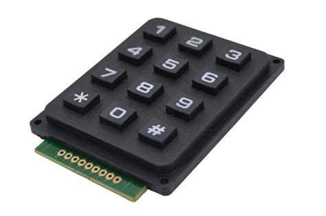Módulo De Teclado Matricial 3x4 Para Arduino Formación Steam Gestión