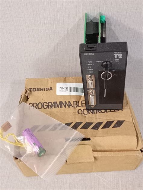Toshiba Prosec T2 Programmable Cpu Controller Pu224 Seller Refurbished Orbit Surplus
