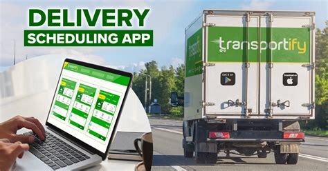use of delivery scheduling app for faster delivery